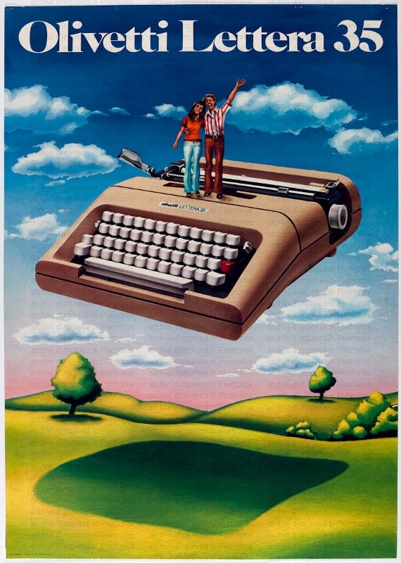 Olivetti Poster Substance With Style, The Olivetti Way | Italian Style